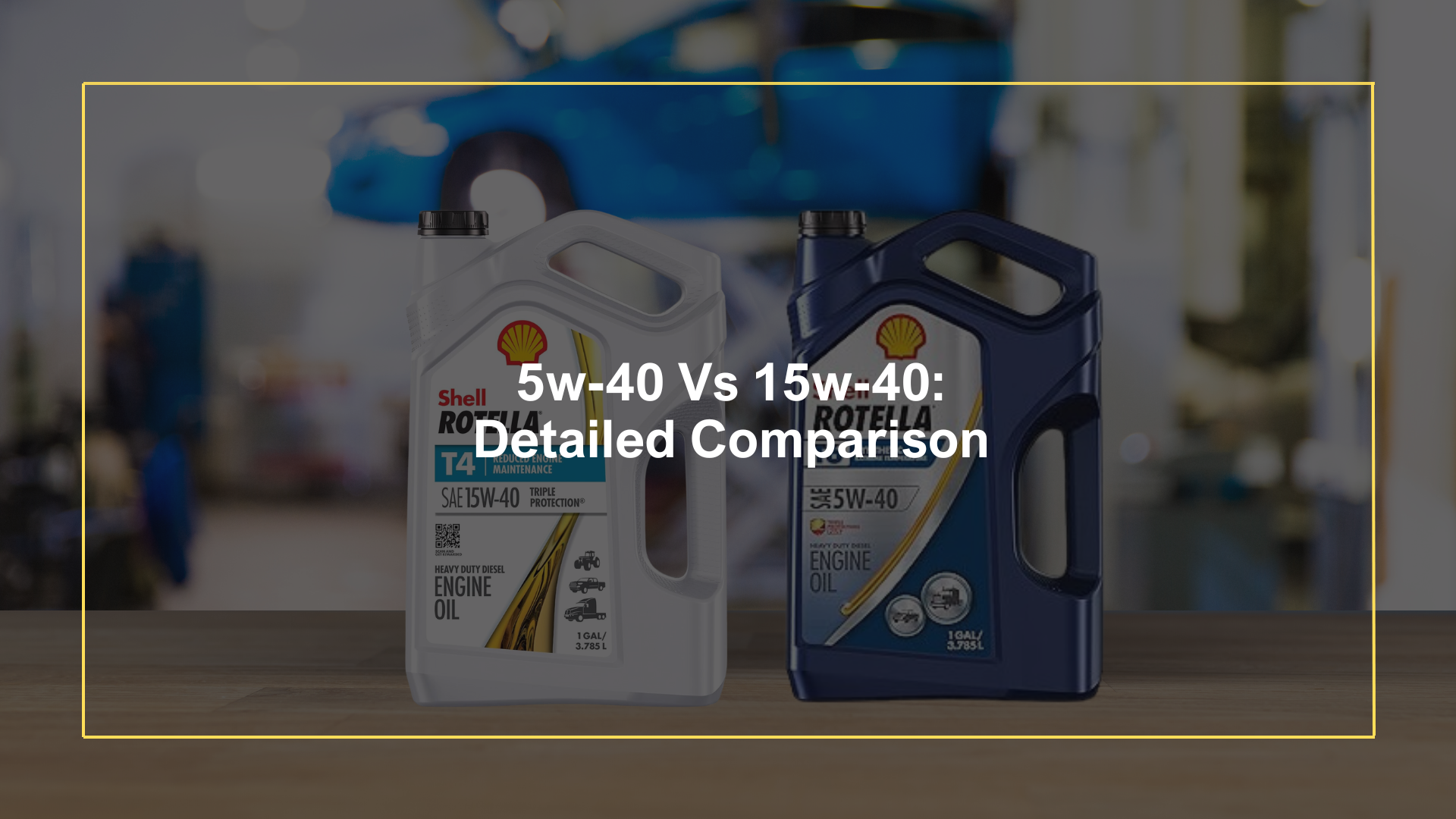 5w40 vs 15w40: Choose the Right Oil for Your Diesel Engine