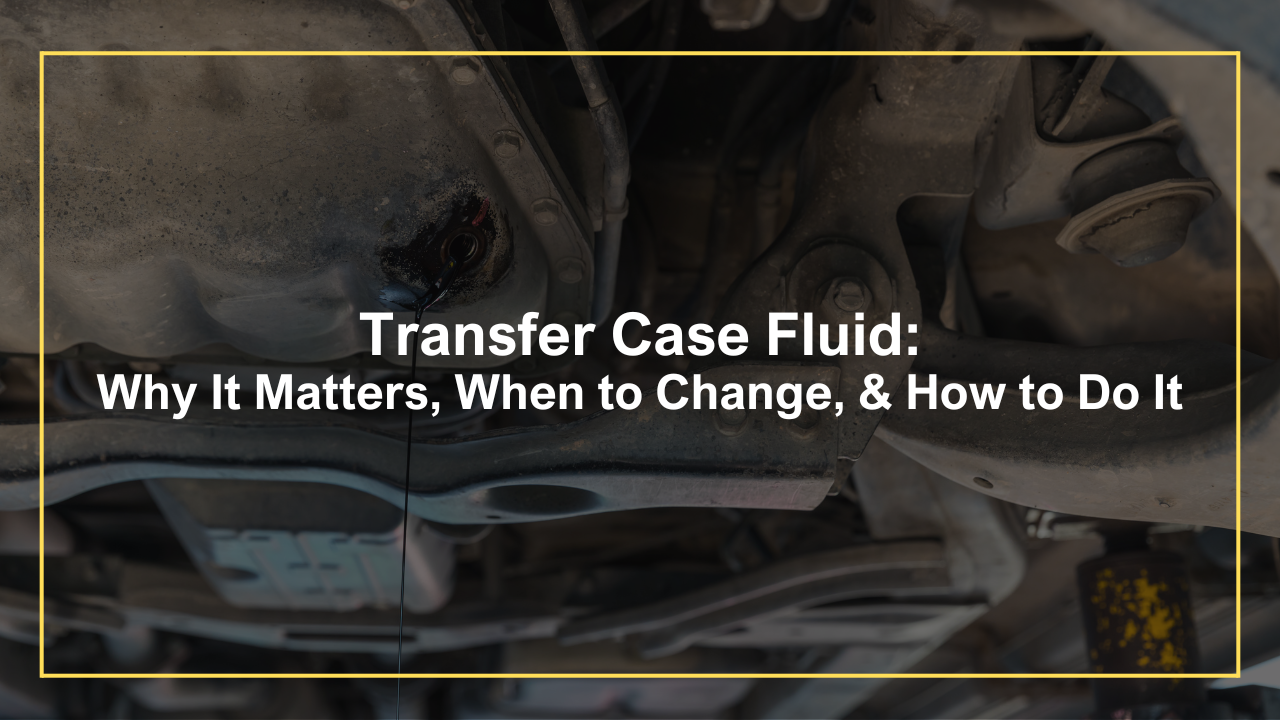 Transfer Case Fluid: Why It Matters, When to Change, How to Do It